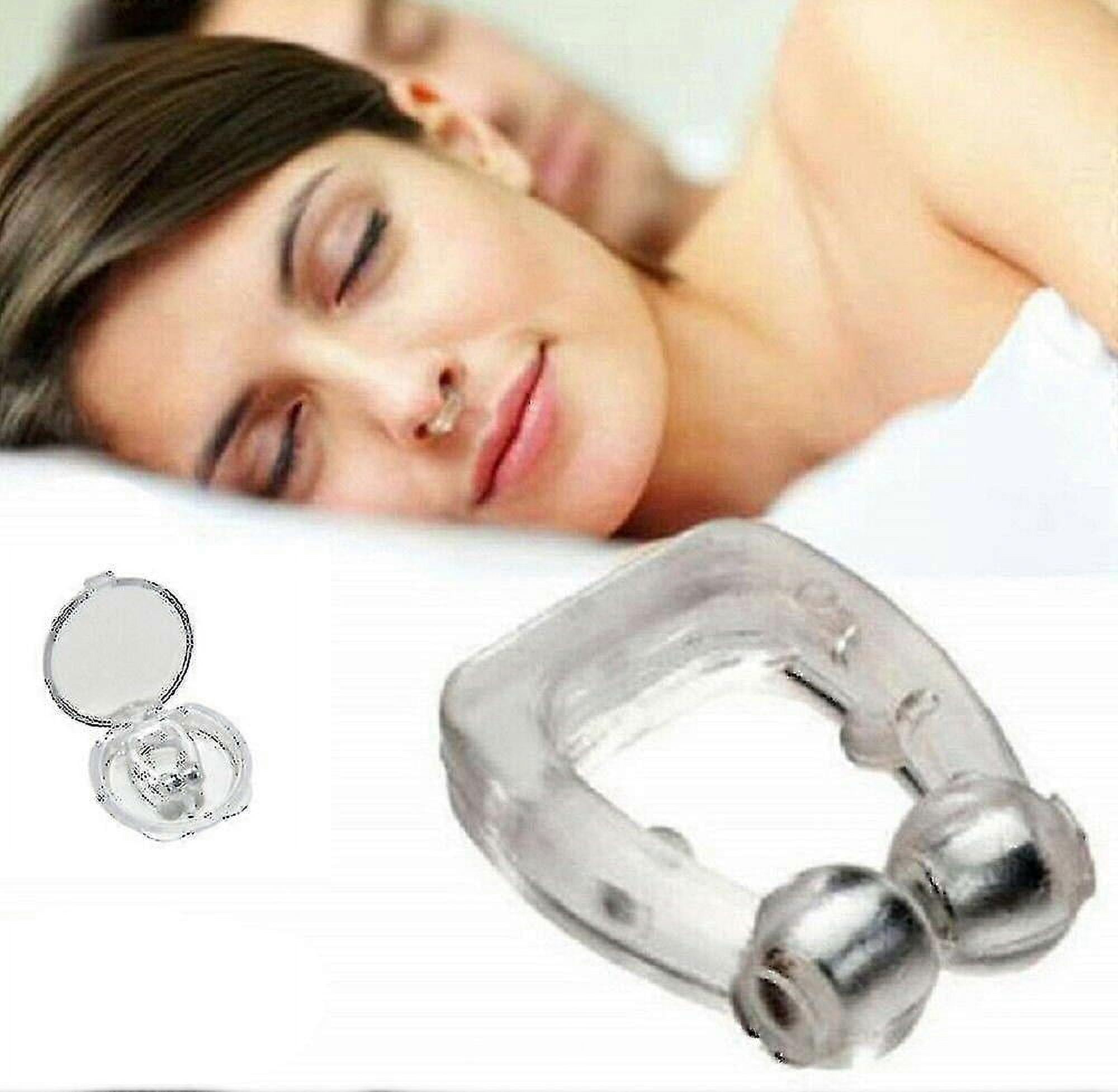 4 Pack Silicone Clipple Magnetic Anti Snore Stop Snoring Nose Clips ...