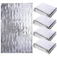 4 Pack Silver Reflective Film,Bexikou 82x 63 in Plant Growth Films ...