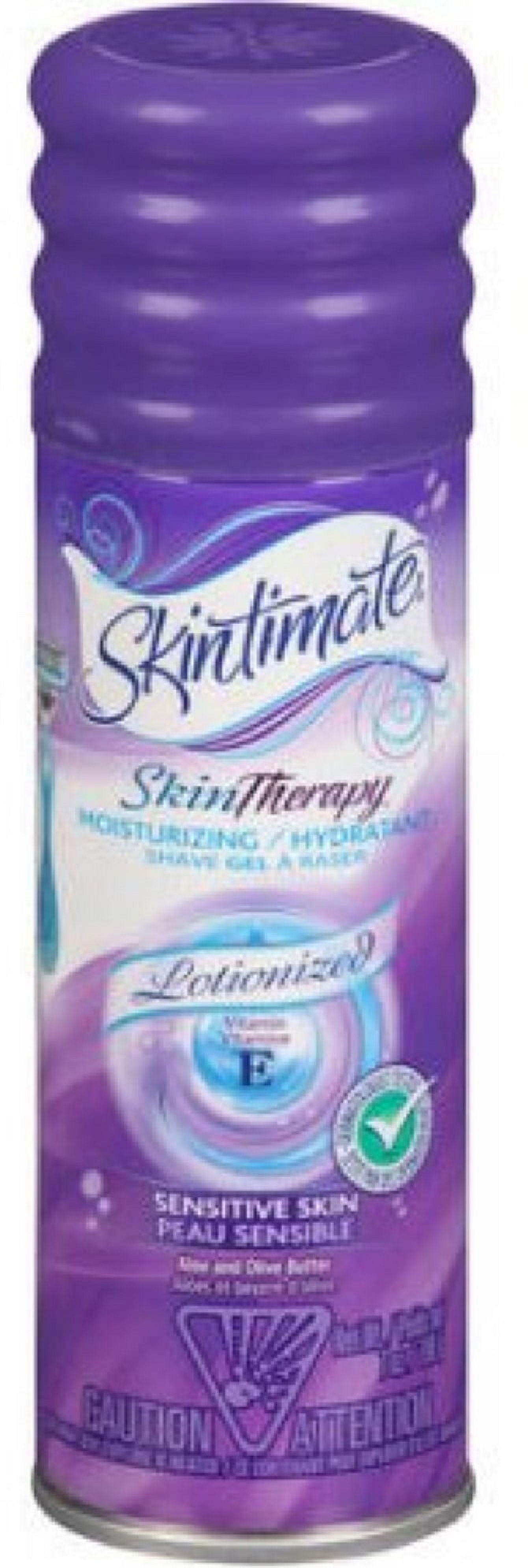 4 Pack - Skintimate Skin Therapy Shave Gel Sensitive Skin 7 oz ...