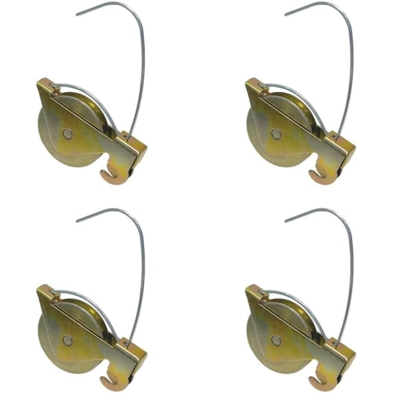 4 Pack Sliding Screen Door Rollers, 1-1/4" Steel Ball Bearing Tension ...