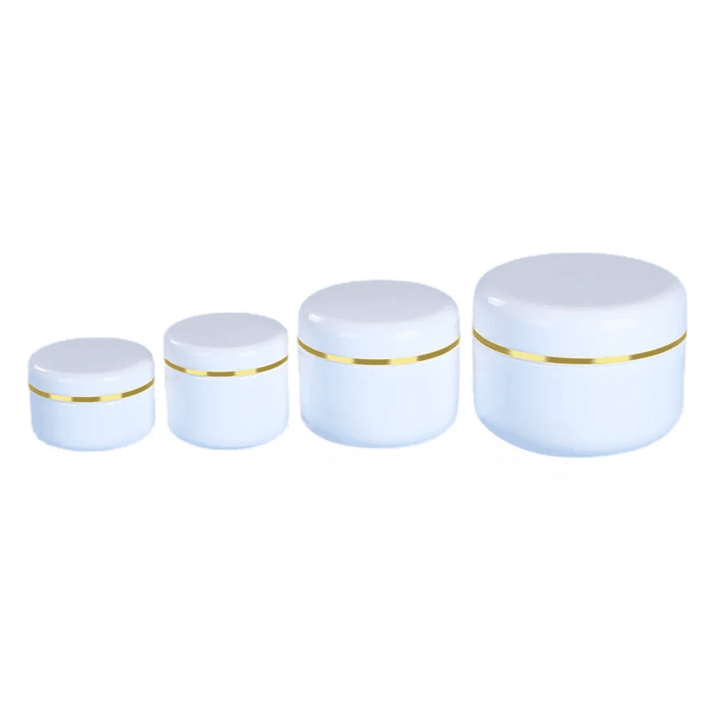 4 Pack Small Cosmetic Containers with Lids Travel Jars for Cream/Lotion ...