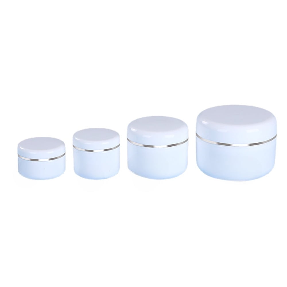 4 Pack Small Cosmetic Containers with Lids Travel Jars for Cream/Lotion ...