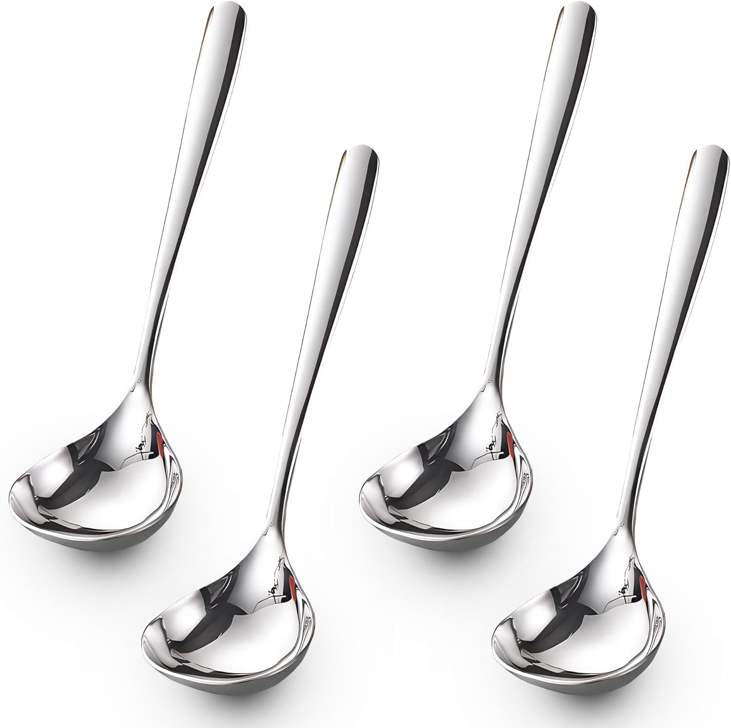 4 Pack Small Ladle Sauce Ladle SUS 304 Stainless Steel Small Serving ...