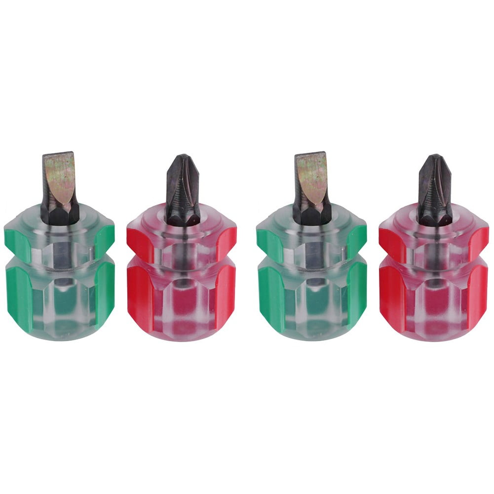 4-Pack Small Screwdriver Set with Ergonomic Handles for Tight Spaces ...