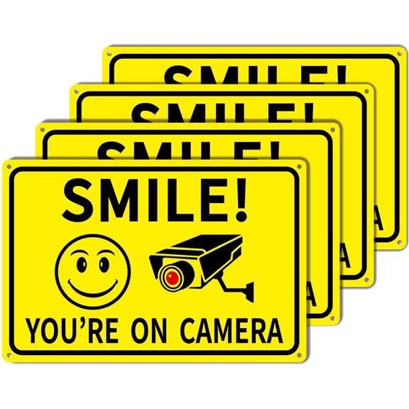 Smile Youre Camera Signs