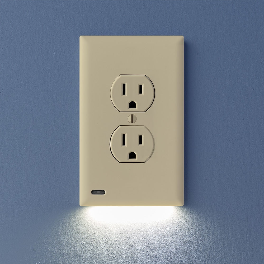 4 Pack - SnapPower GuideLight 2 [For Duplex Outlets] - Replaces Plug-In Night Light - Electrical ...