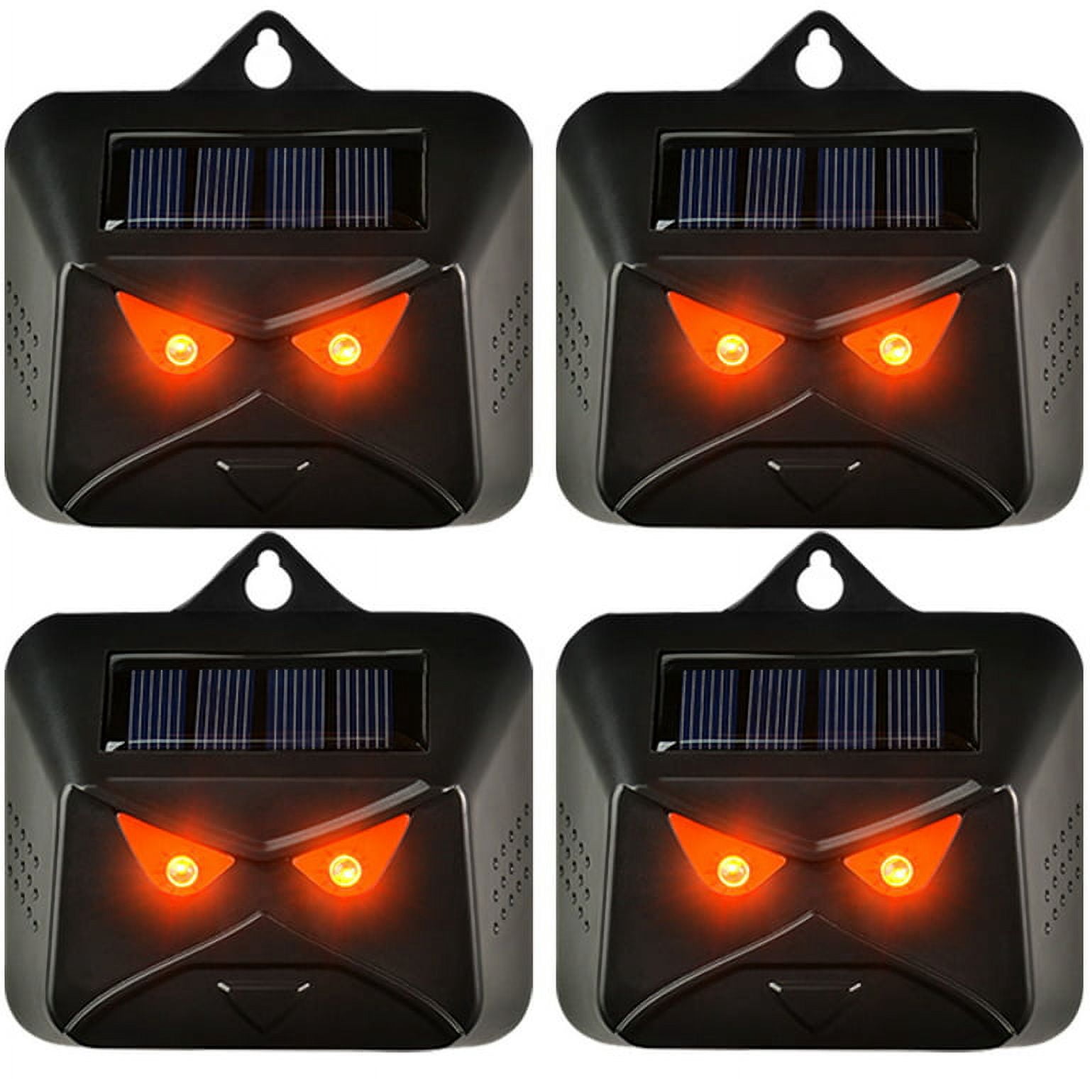 4 Pack Solar Animal Repeller Outdoor Solar Predator Deterrent Light ...