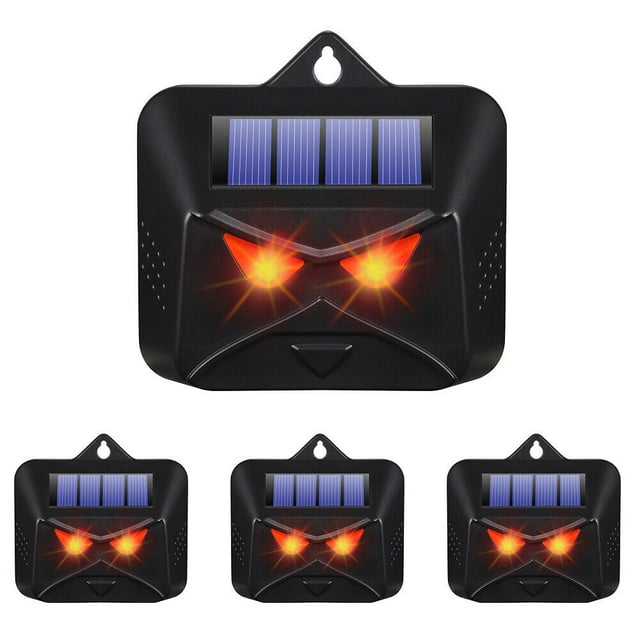 4 Pack Solar Animal Repeller Predator Lights Deterrent for Coyote Fox ...