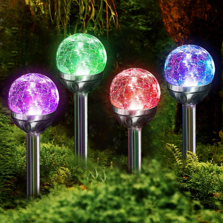 Lens Glass Outdoor Solar Lights