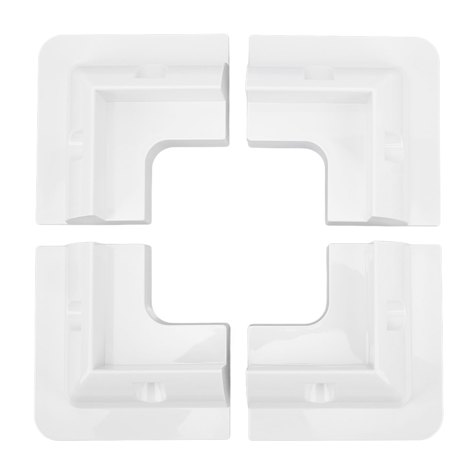 4-Pack Solar Panel Corner Brackets - Anti-UV ABS Roof Mounts for RVs ...