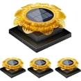 4 Pack Solar Post Cap Lights Outdoor，Fence Powered with Waterproof ...