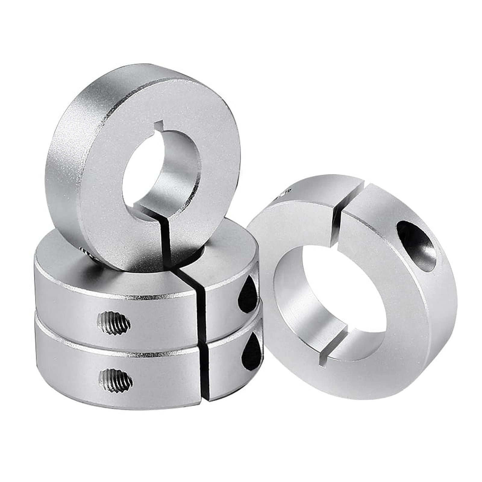 4 Pack Split Shaft Collar Bore 20Mm, Aluminum Shaft Collar Clamp Style ...