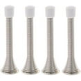 4 Pack Spring Innovative Door Stopper, 3-1/3" Flexible Spring Door ...