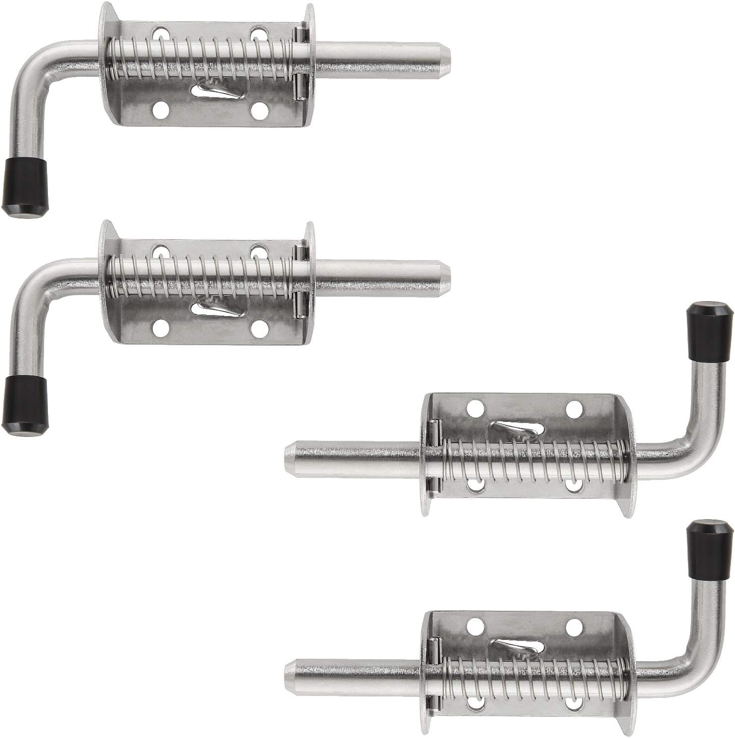 4 Pack Spring Loaded Latch Pin Metal Spring Pin Latch Lock Barrel Bolt ...