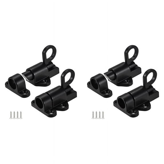 4 Pack Spring Loaded Sliding Lock, Used for Automatic Door Closing ...