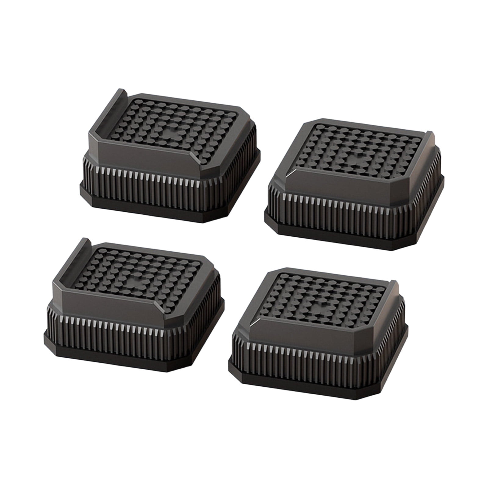 4 Pack Stackable Furniture Lifters for Sofa Bed Table Legs, Adjustable ...