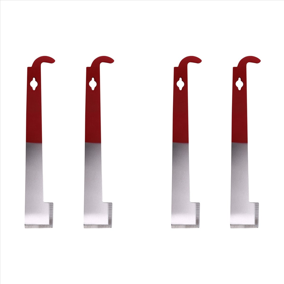 4 Pack Stainless Steel Beekeeping Hive Tool J Hook Bee Frame Lifter and ...