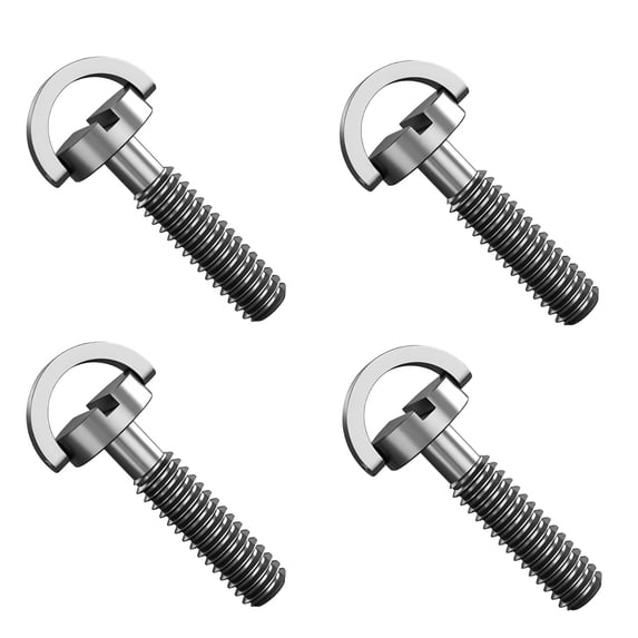 4 Pack Stainless Steel D-Ring 1/4-20 Tripod Screw Adapter, Camera ...
