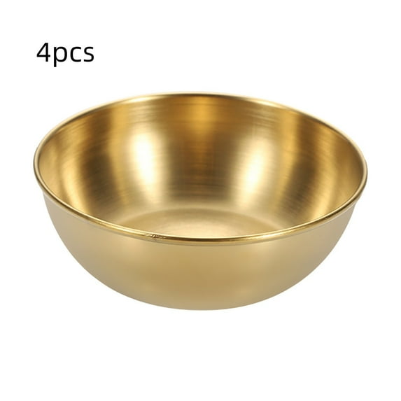 4-Pack Stainless Steel Dipping Bowls Small Condiment Bowls For Snack ...