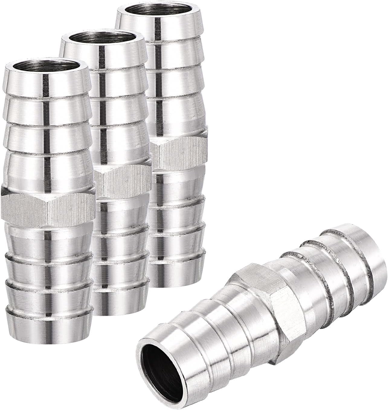 4 Pack Stainless Steel Hose Barb to Adapter, 5/16" x for Industrial ...
