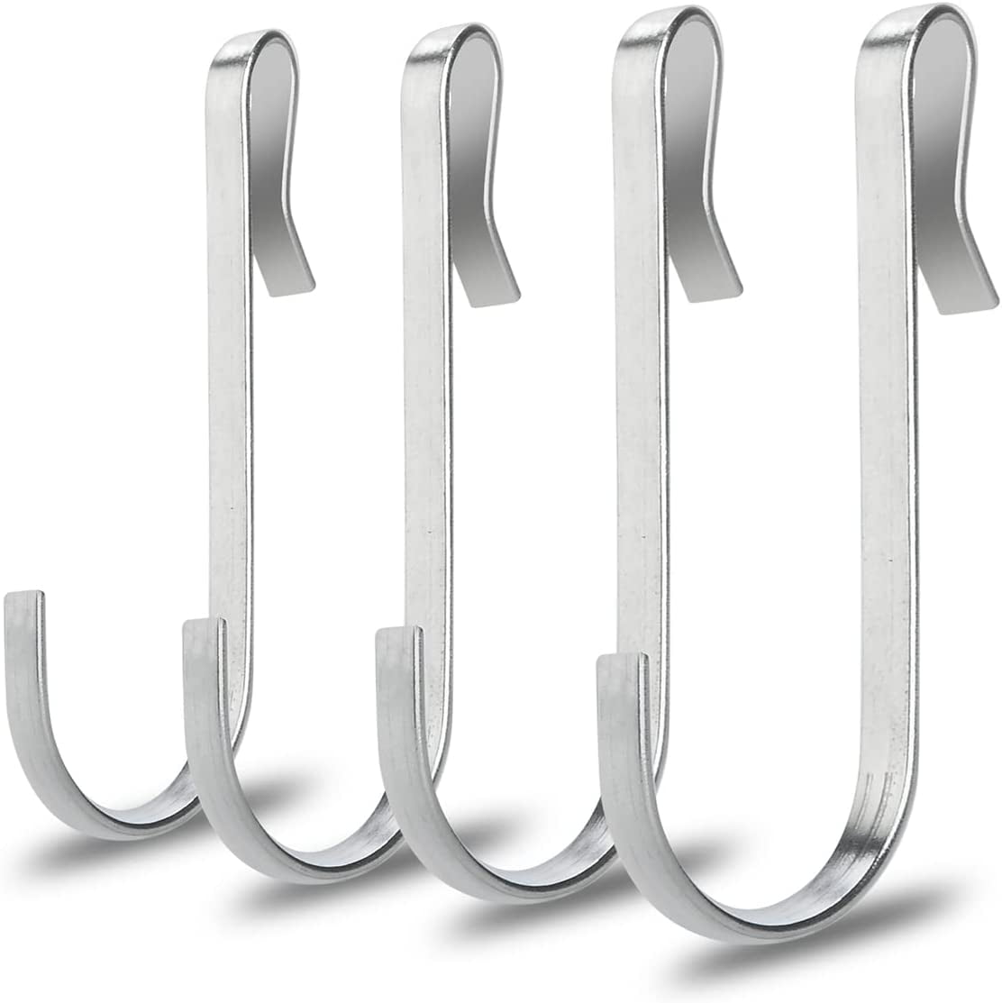4 Pack Stainless Steel S Hooks for Hanging Shower Caddy, Bathroom ...