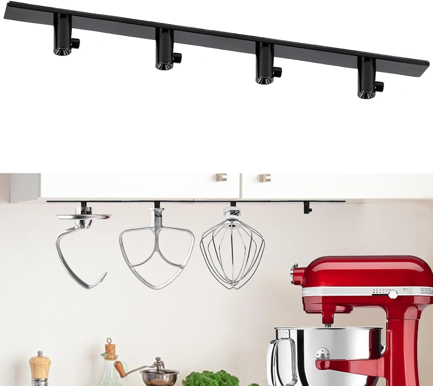 4 Pack Stand Mixer Attachment Holders Compatible with Kitchenaid Mixer ...
