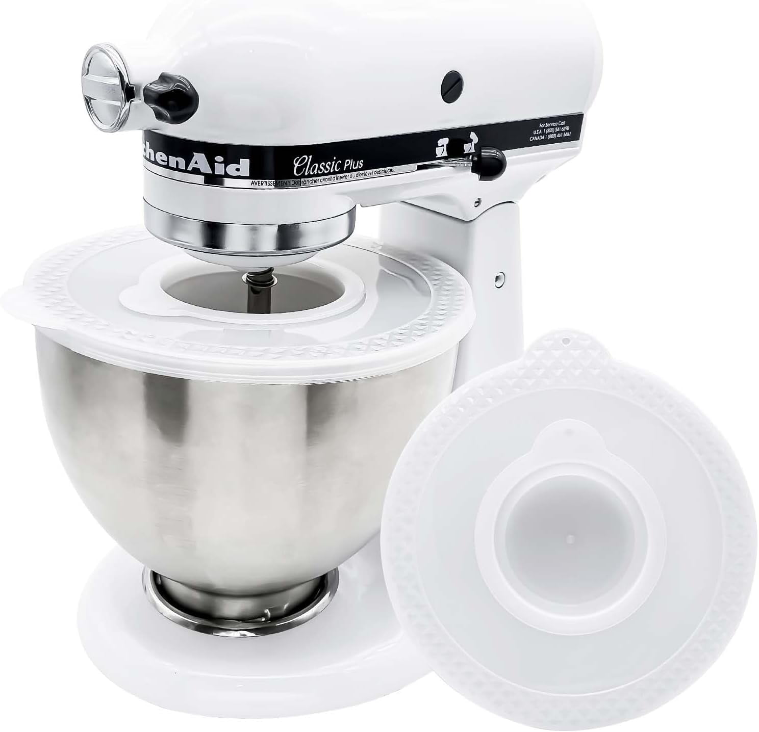 PQPO Mixer Bowl Covers Kitchenaid Mixer Attachments 4.5-5 Quart Tilt ...