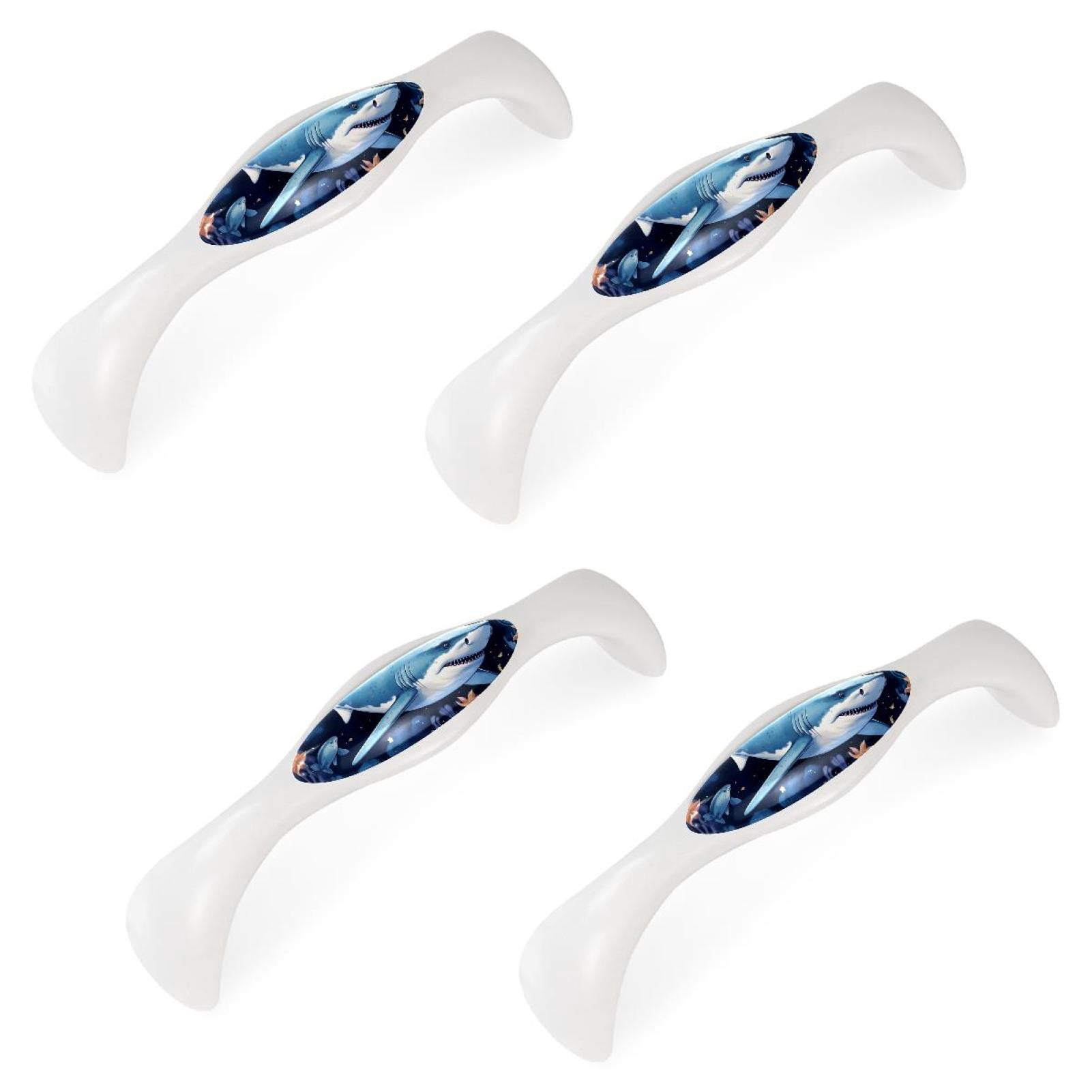 4 Pack Starry Sky Shark Drawer Pulls Kitchen Cabinet Hardware Cabinet ...