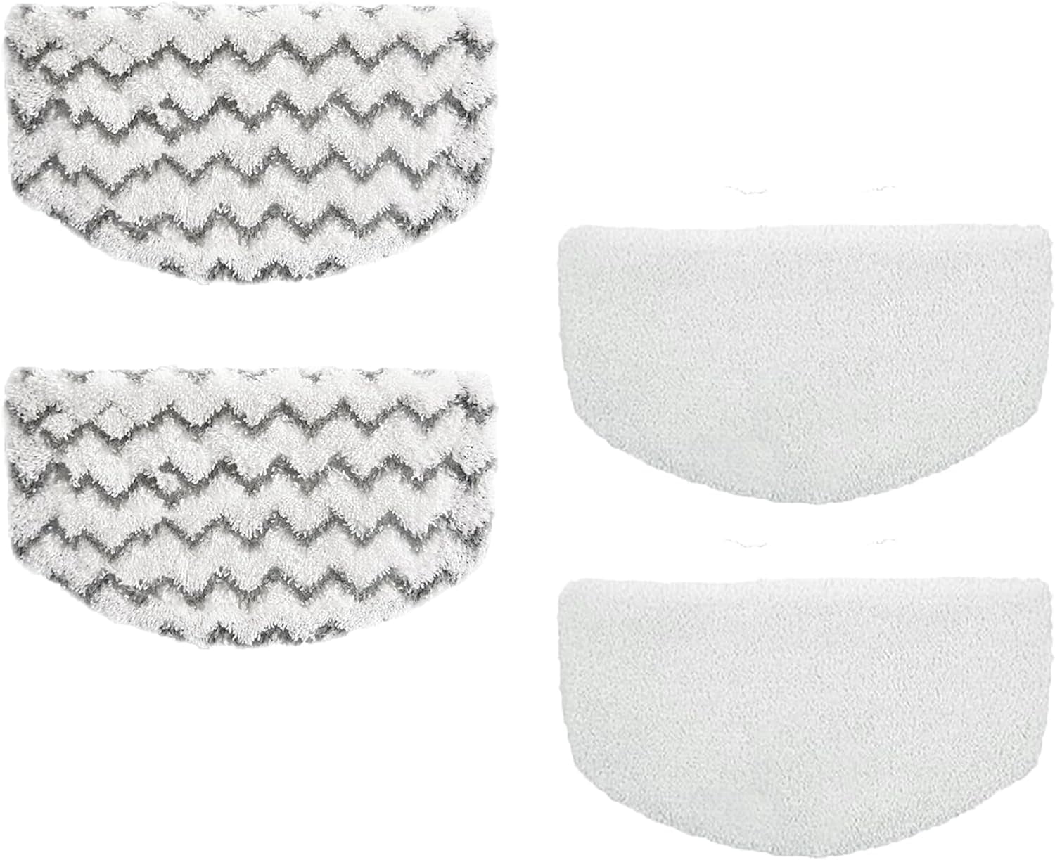 4 Pack Steam Mop Pads Replacement for Bissell Powerfresh Steam Mop 1940 ...