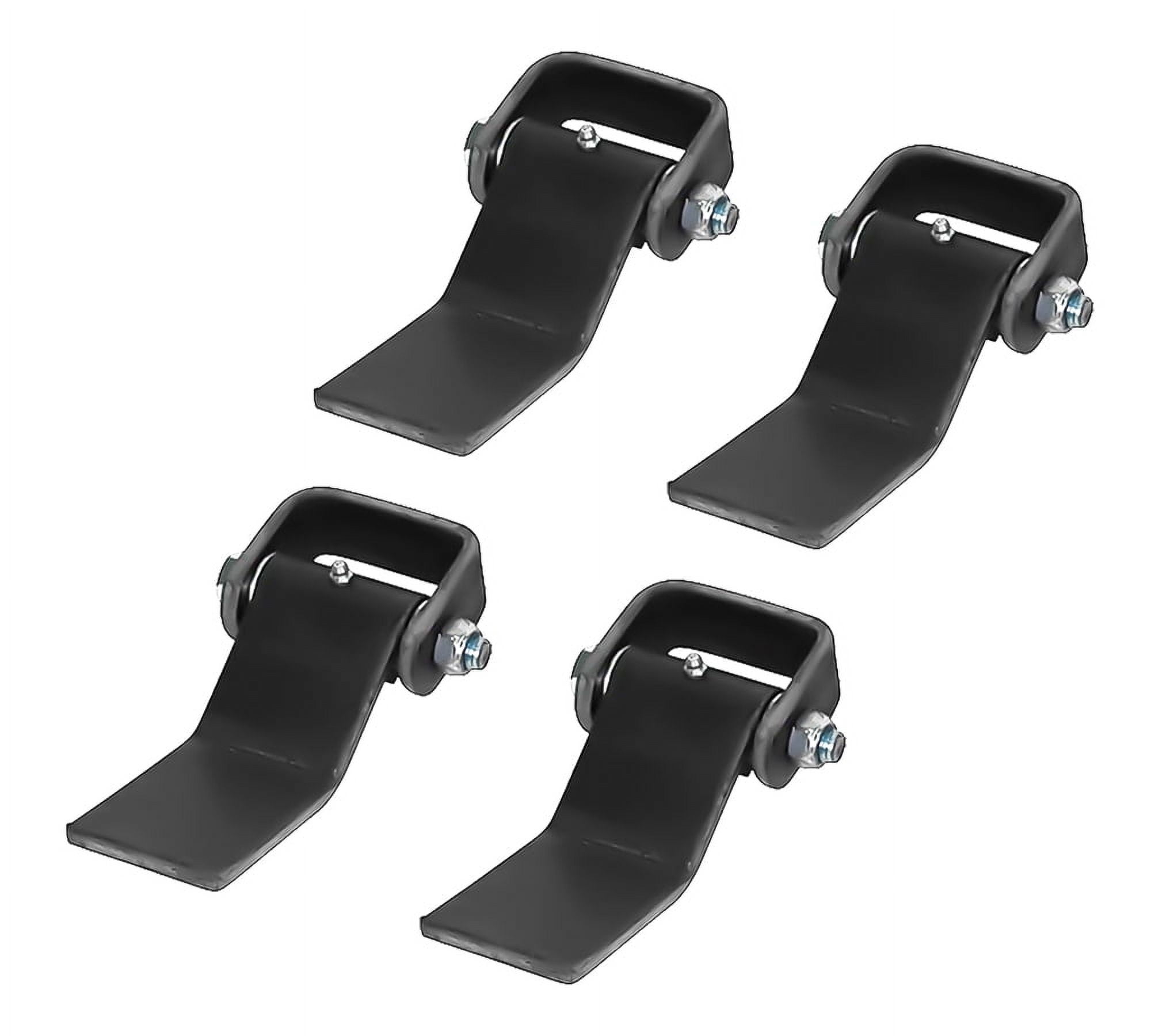 4 Pack Steel Dump Trailer Hinges - Strap Style Long Leaf, Black Heavy ...