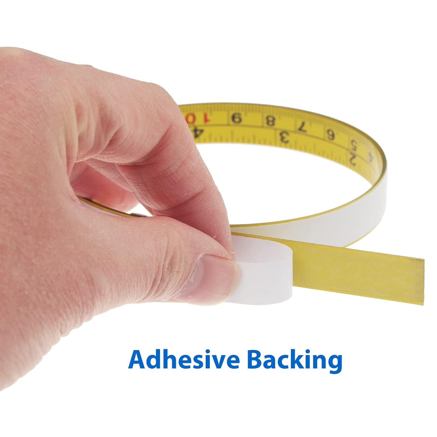 4-Pack Steel Self-Adhesive Measuring Tape, Imperial And Metric Scale ...