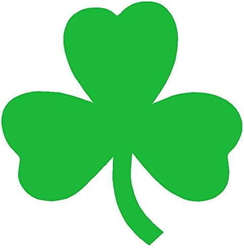 4 Pack - StickerDad® 3 Leaf Shamrock Clover Vinyl Decal by StickerDad ...