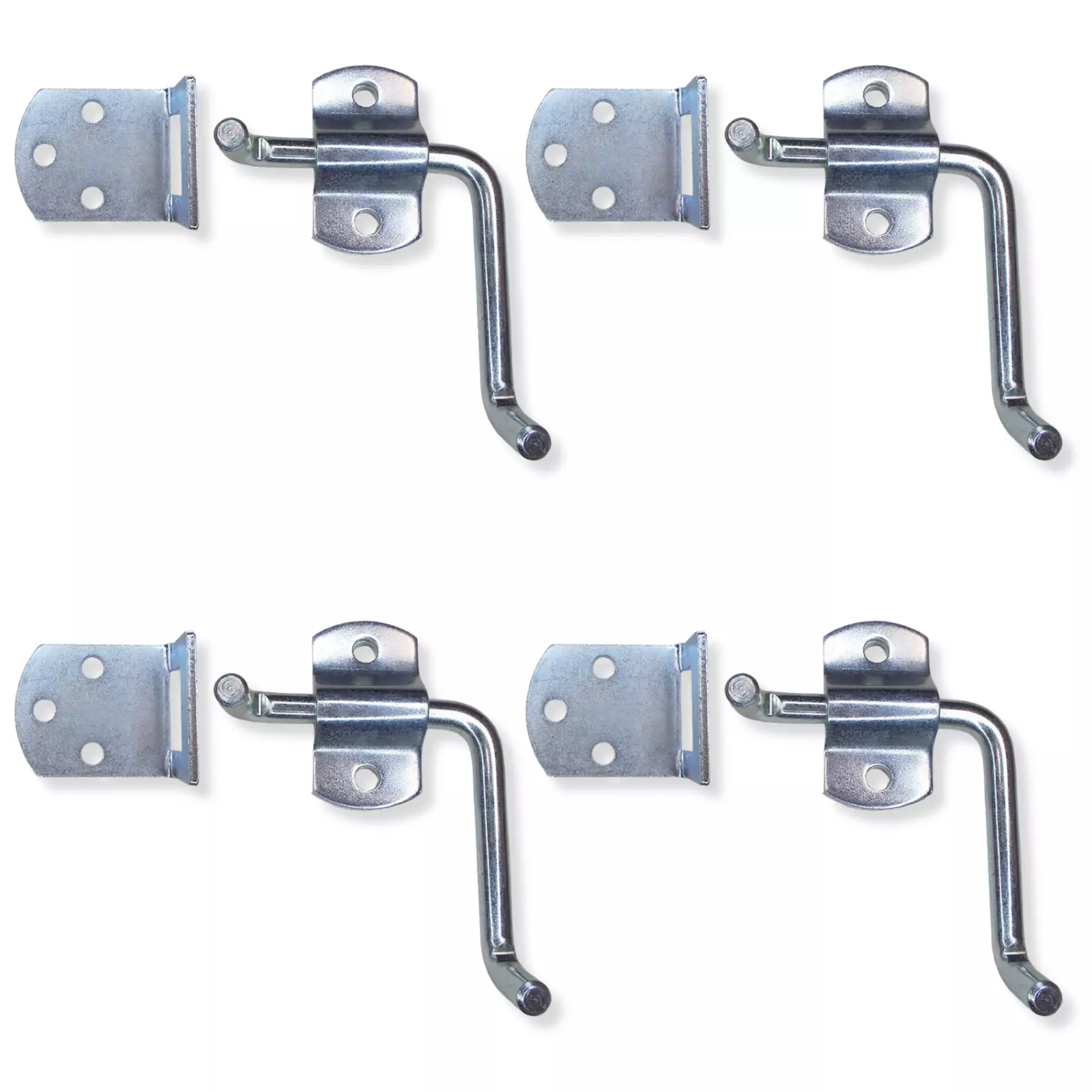 4 Pack Straight Side Gate Stake Bed Latch Bracket Set for Utility ...