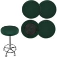 4 Pack Stretch Round Bar Stool Seat Covers, Elastic Washable Dustproof ...