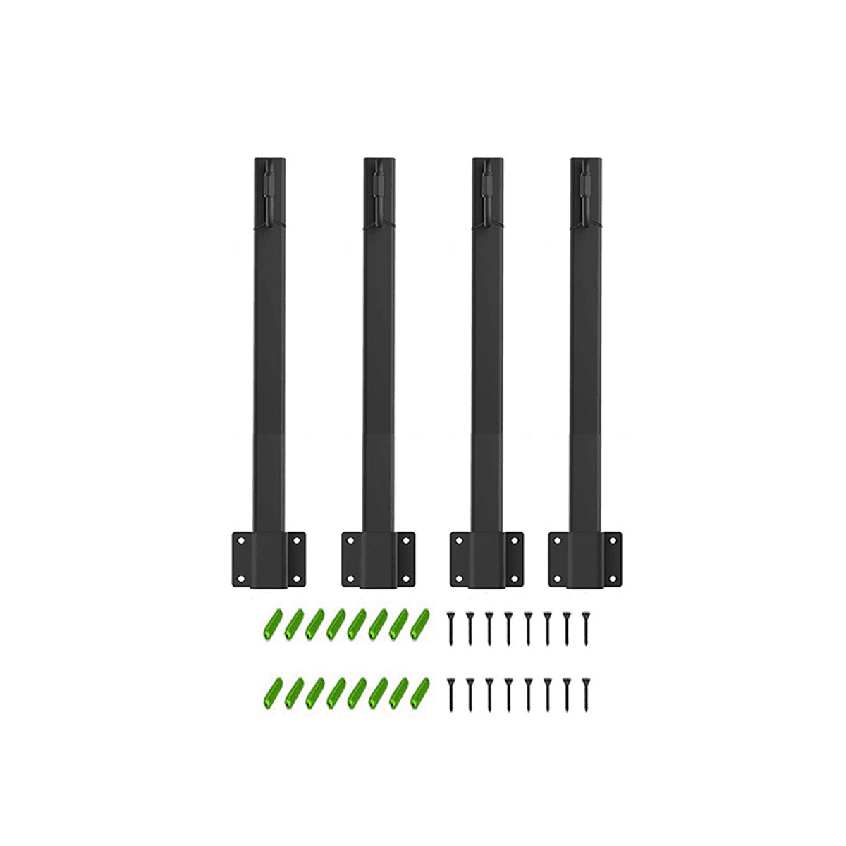 4 Pack String Light Pole Freestanding Adjustable Easy to Install ...