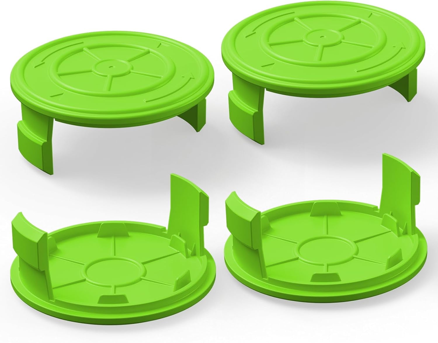 4 Pack String Trimmer Replacement Spool Cap for Greenworks, Weed Wacker ...