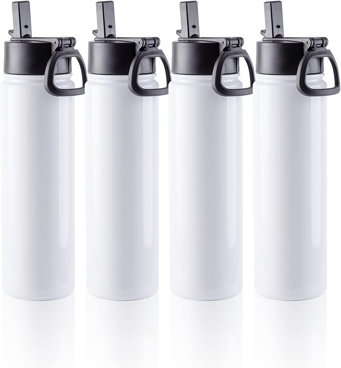 4 Pack Sublimation Blank Tumbler 22 OZ Sports Wide Mouth Stainless ...