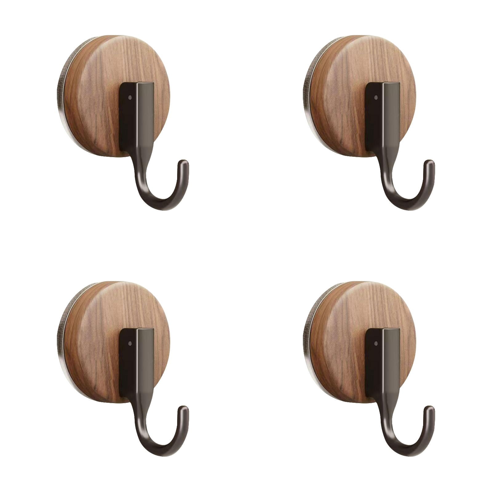 4 Pack Suction Cup Hooks No Drilling Suction Cup Wreath Hanger Hook for ...