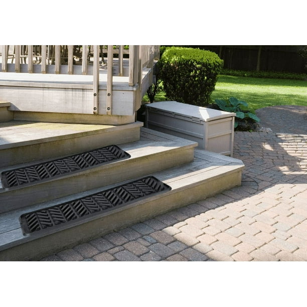 4 Pack Sure-Step Rubber Stair Tread, 9" x 30", by Westerly - Walmart ...