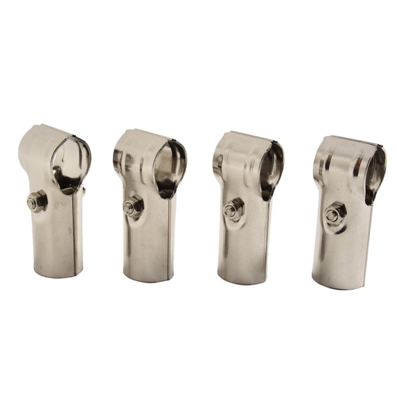 4 Pack T Pipe Clamp Connectors Stainless Steel Fit 1 Inch Outer ...