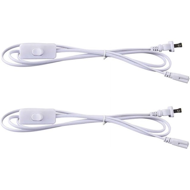 4 Pack T5 T8 Led Tube Light Power Extension Cord Grow Plug Cable