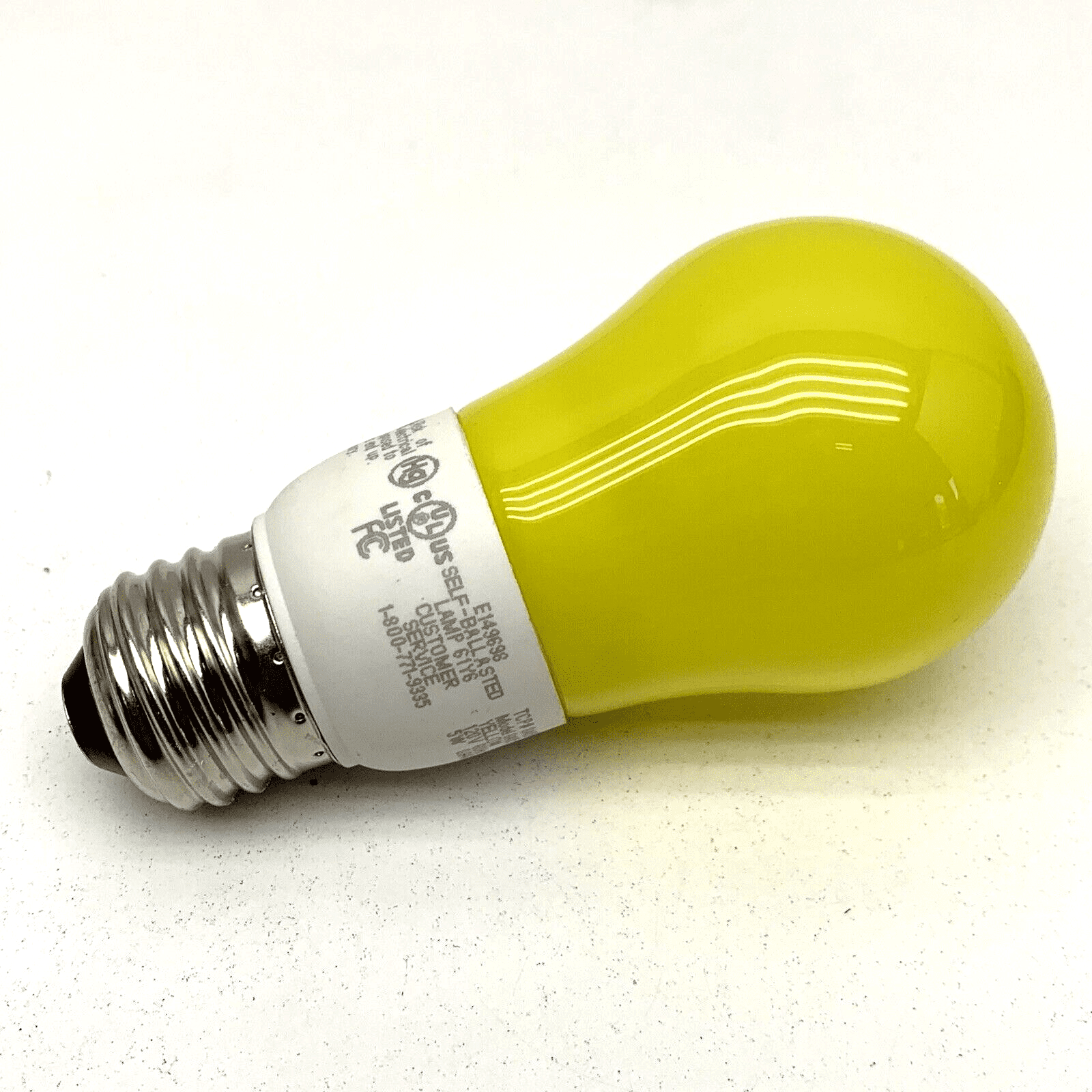 (4-Pack) TCP 8A05Y Cold Cathode 5-Watt YELLOW Lamp Light Bulb 5W A17 ...