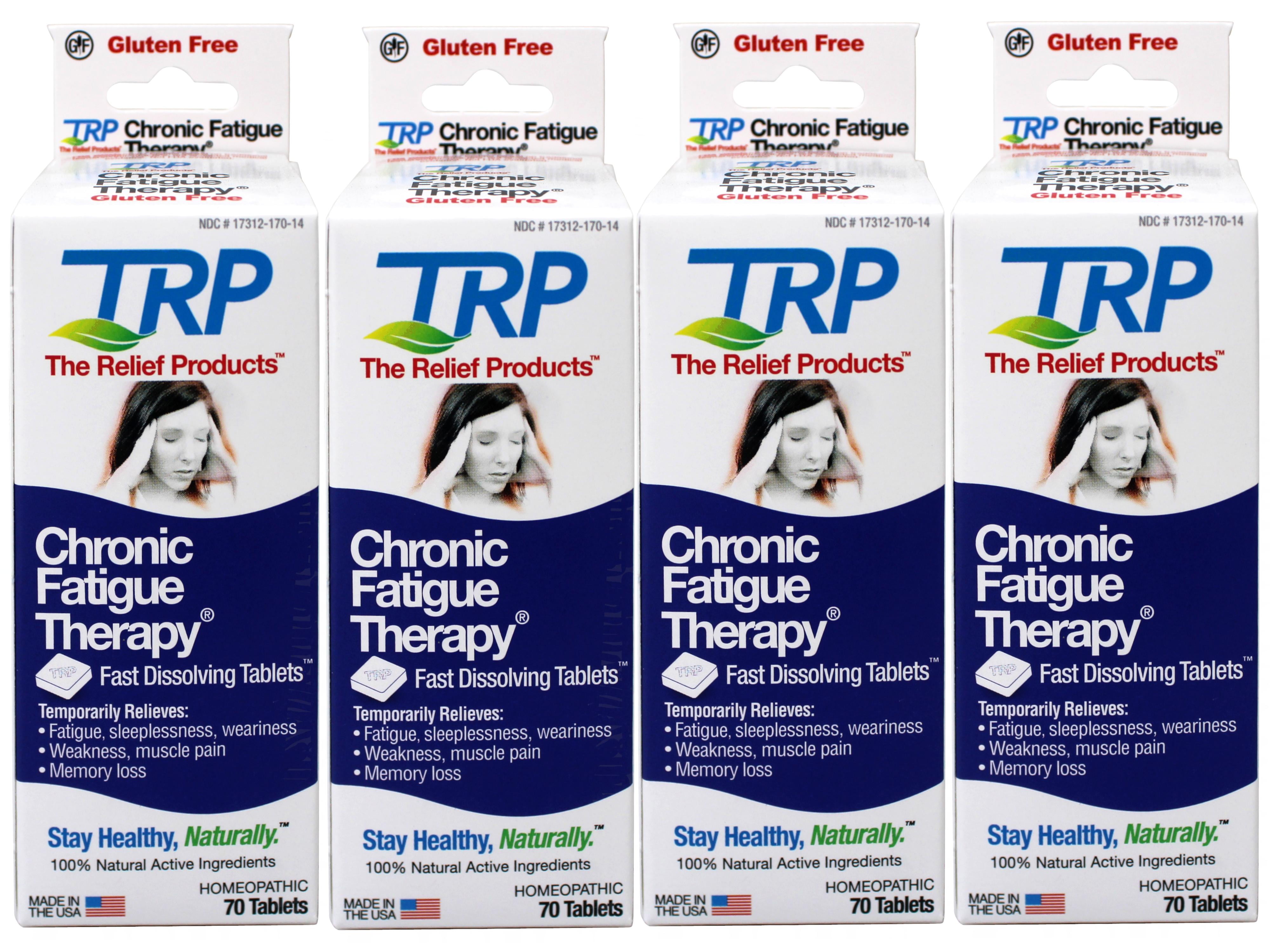 4 Pack - TRP The Relief Products Chronic Fatigue Therapy, 70 count ...