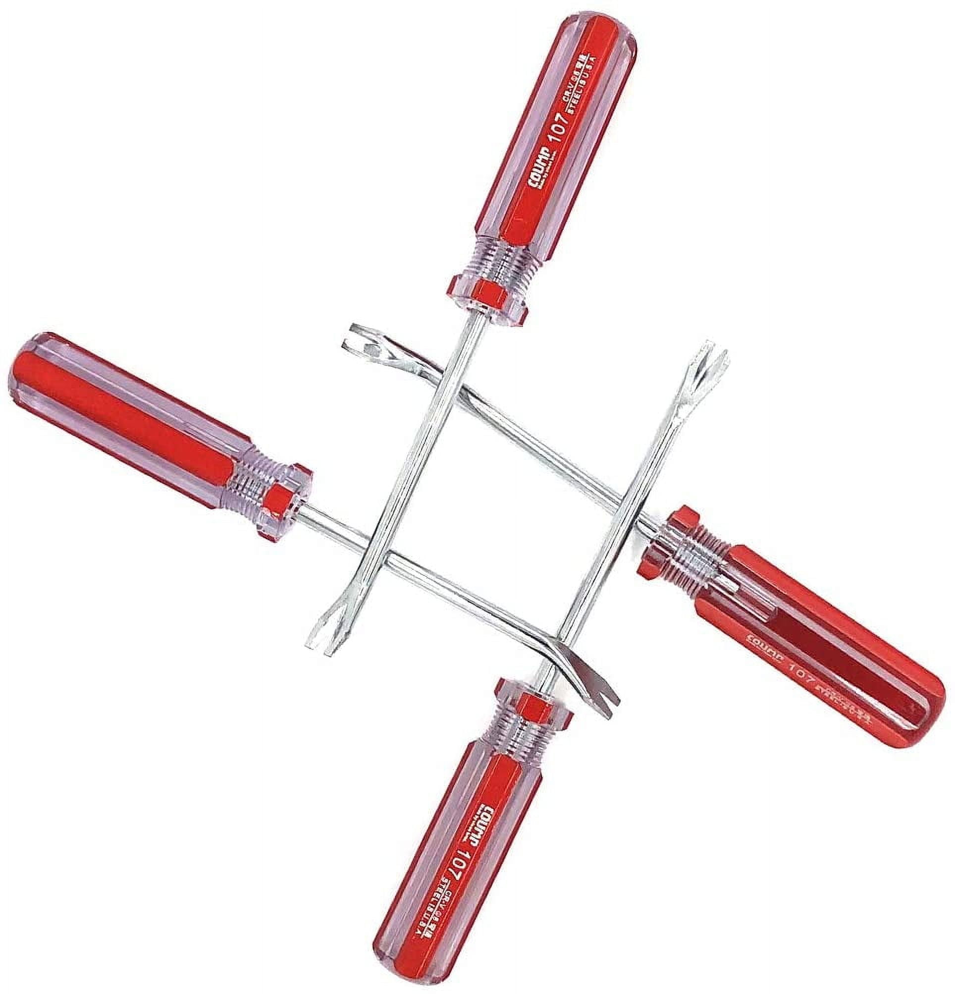 4 Pack Tack Lifter Tack Puller Nail Puller, U Tip Nail Staple Rivet ...