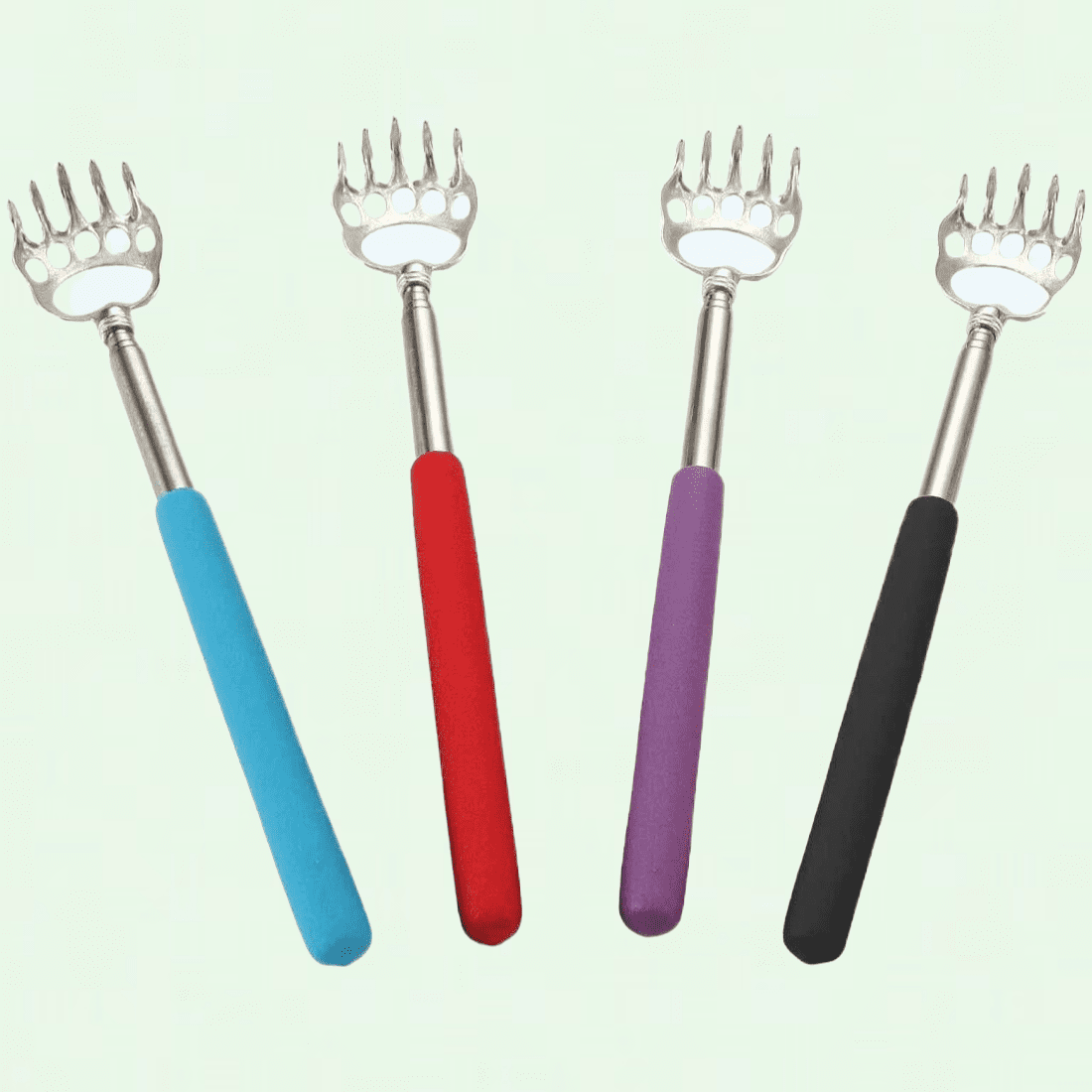 (4-Pack) Telescoping Bear Claws Scratchers, Metal Back/Hand Massagers ...