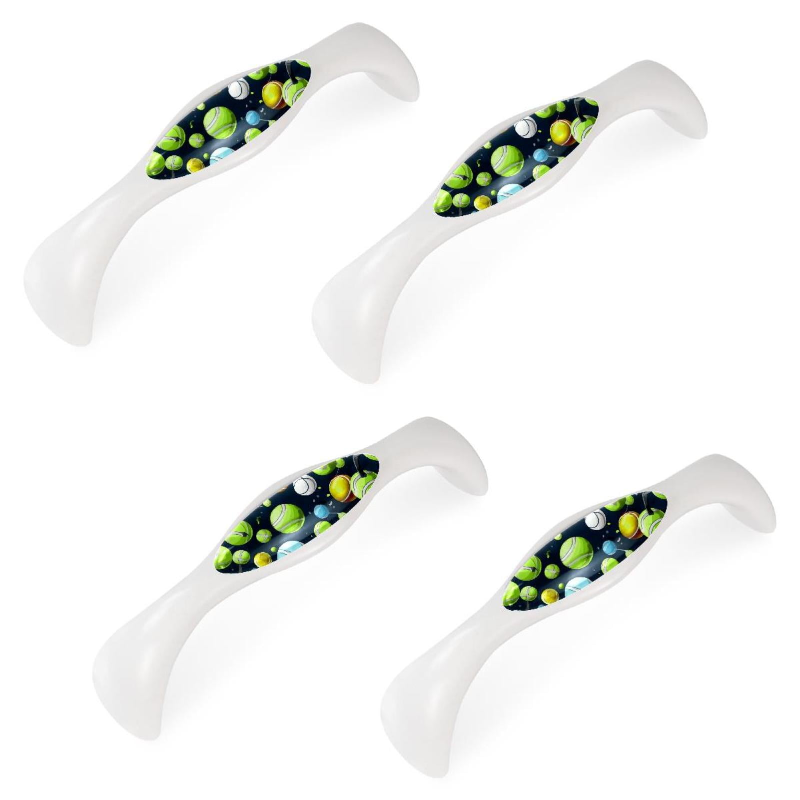 4-Pack Tennis Ball Pull Handle for Kitchen Cupboard Door, Bedroom ...