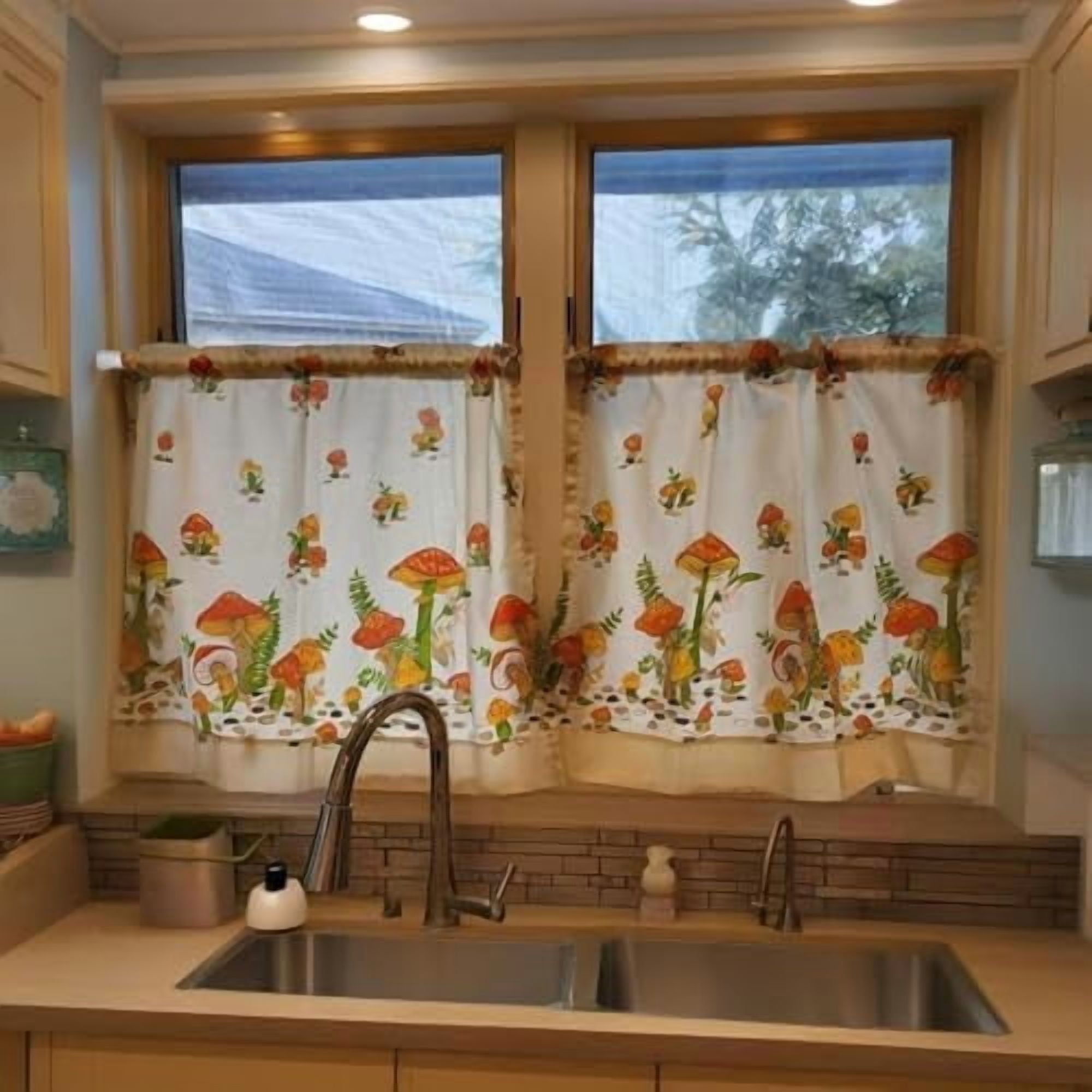 4 Pack Tension Curtain Rod 28-48 Inch, Small Short Adjustable ...