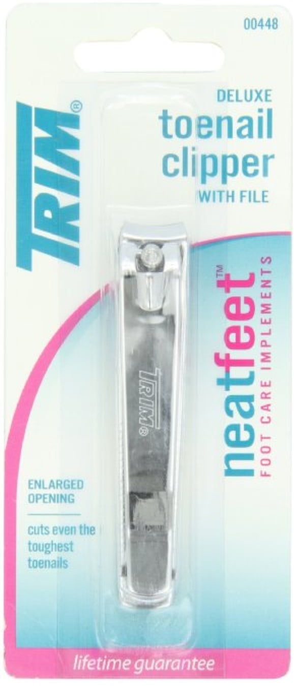 4 Pack - Toenail Clipper with File 1 ea - Walmart.com