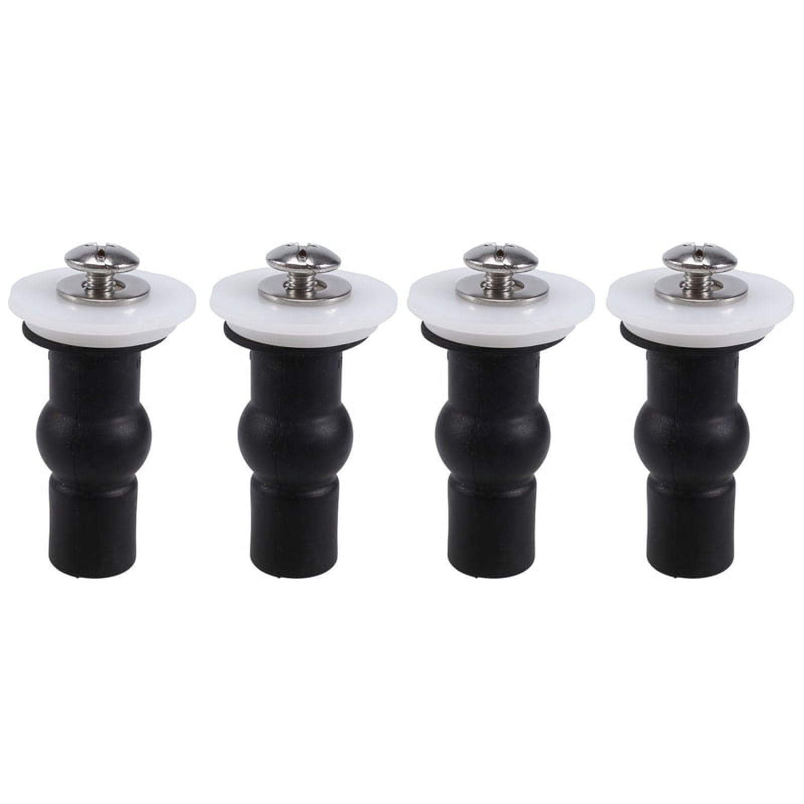 4 Pack Toilet Screws Toilet Hinges Bolt Expanding Rubber Top Nuts Screw ...