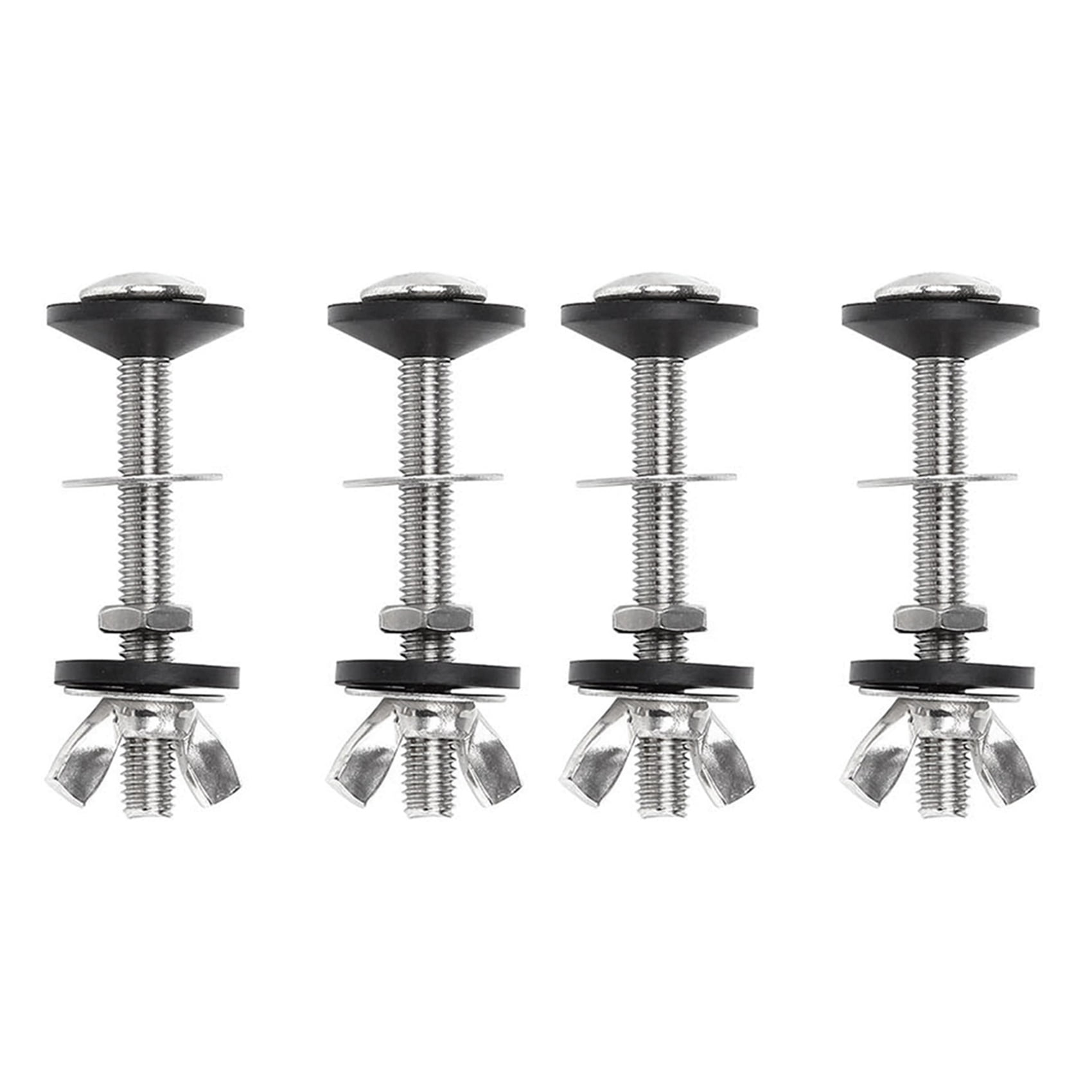 4 Pack Toilet Tank to Bowl Bolt Kits Cistern Bolts Kit,Stainless Steel ...